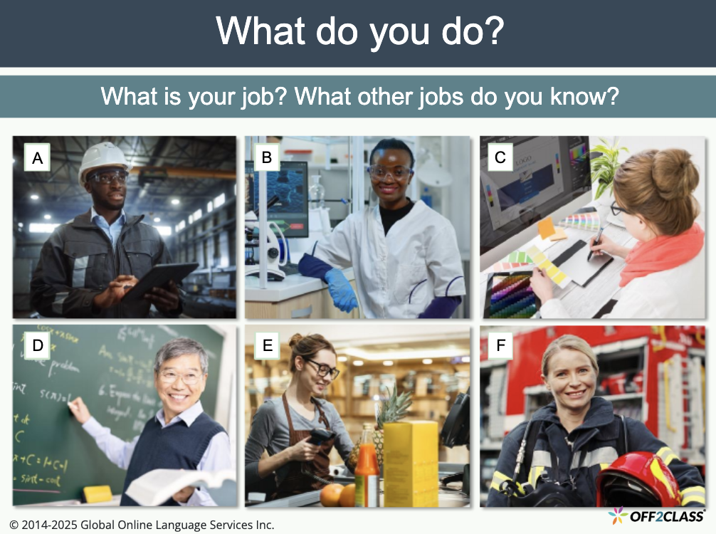 Business English Lesson Plans ESL - Jobs and Responsibilities 1 - Off2Class